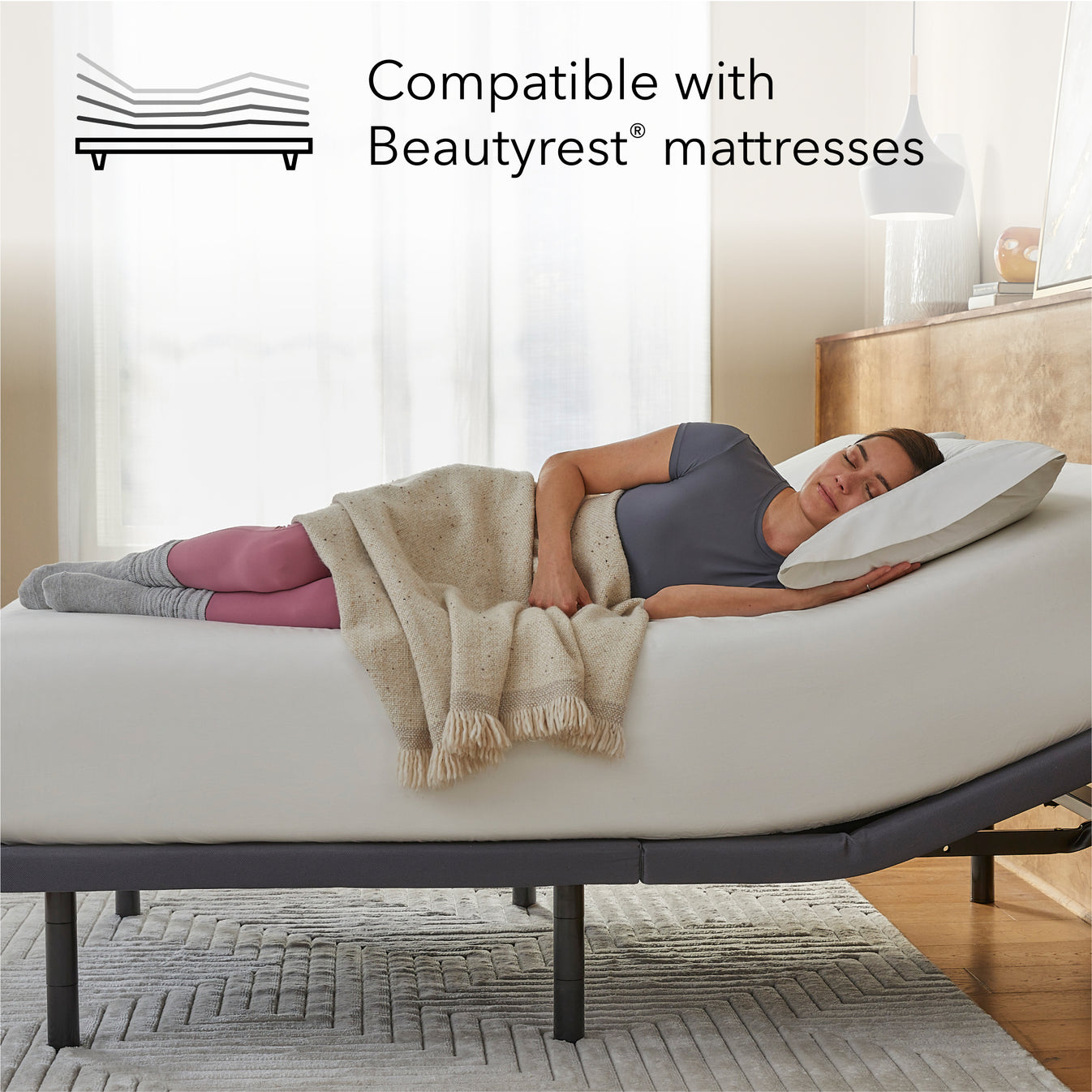 Baselogic Gold Adjustable Bed Frame Base by Beautyrest