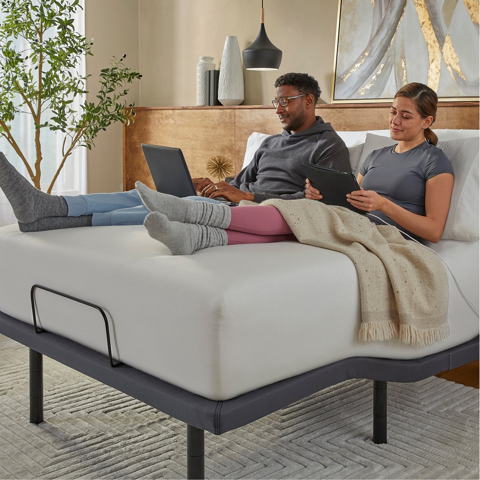 Baselogic Gold Adjustable Bed Frame Base by Beautyrest